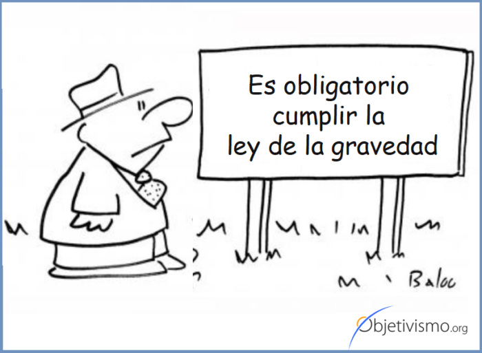 Es obligatorio cumplir la ley de la gravedad – Objetivismo.org